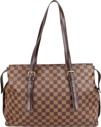 Louis Vuitton Crossbody Bags - Louis Vuitton Damier Ebene Monogram Chelsea Should - Gr. unisize - in Braun - für Damen