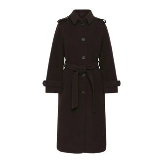 Part Two Belted Manteaux - Femme - Manteaux - Brun - Taille: 36 FR
