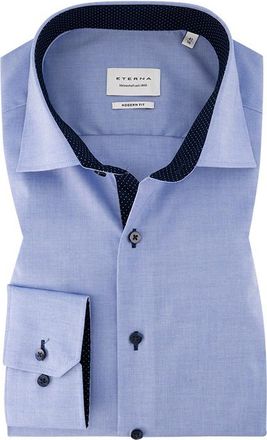 Eterna Herren Hemd blau EL
