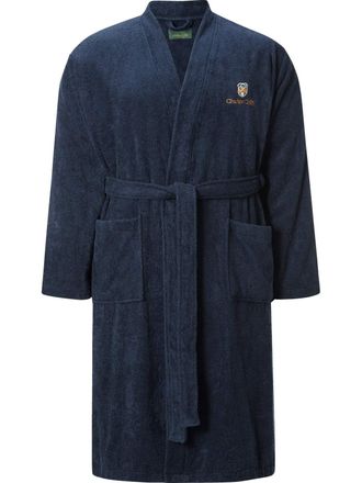 Charles Colby Herren Bademantel Lord Curet dunkelblau, 2XL (XXL) - 60/62