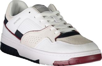 Tommy Hilfiger Colorblock Leather & Polyurethane Sneaker - White