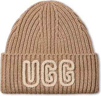 UGG Ugg, Femme, Accessoires, Beige, Taille: ONE Size Chunky Crafted Rib Beanie