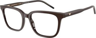 Emporio Armani Homme, Accessoires, Brun, Taille: 54 MM Ea3258 Optical Frame