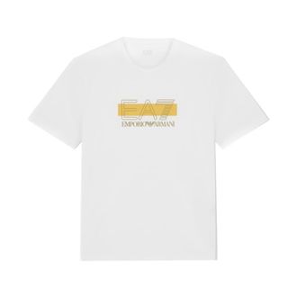 Emporio Armani Emporio Armani Ea7, Homme, Tops, Blanc, Taille: M T-shirt Visibilit&eacute; Train
