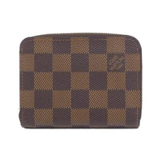 Louis Vuitton Pre-owned Damier Coated Canvas M&uuml;nzetui - - Pre-owned - Damen - Braun - ONE SIZE