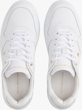 Tommy Hilfiger Weiße Ledersneaker Tommy Hilfiger
