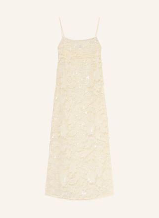 Mrs & Hugs Mrs & Hugs Mesh-Kleid Mit Pailletten beige