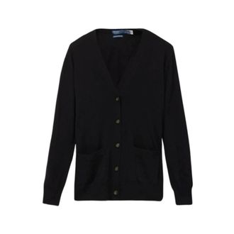 Ralph Lauren Femme, Pulls, Noir, Taille: 34 FR Wool Cardigan