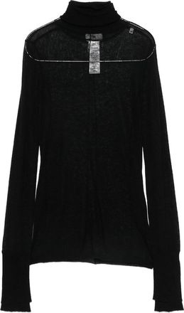 Elisabetta Franchi Pull Col Rond - Noir