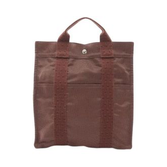 Herm&egrave;s Pre-owned Toile sacs-main - Femme - Pre-owned - Brun - Taille: ONE Size