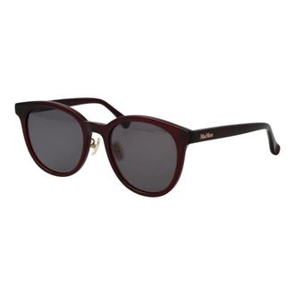 Max Mara Femme, Accessoires, Rouge, Taille: ONE Size Panto Lunettes de soleil