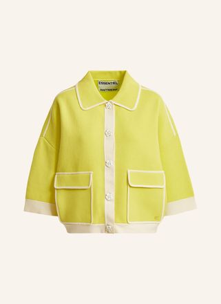 Essentiel Strickjacke Jugly gelb