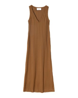Viktor & Rolf Ribbed Knit Dress - Brown