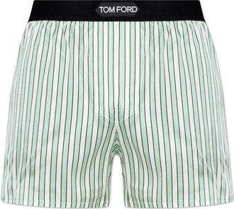 Tom Ford Homme, Sous-v&ecirc;tements, Vert, Taille: 2XL Silk Boxers