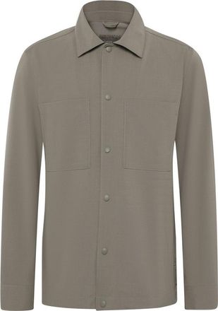 Marc O'Polo DFB Travel Collection Overshirt aus einem Wollmischgewebe mit Druckkn&ouml;pfen in
