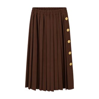Jucca Jupe Midi - Femme - Jupes - Brun - Taille: 40 FR