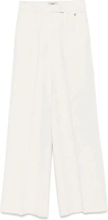 Herno Femme, Pantalons, Blanc, Taille: 42 FR Pantalon Tiss&eacute; Impeccable