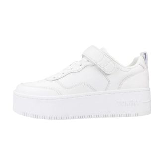 Tommy Jeans Sneakers mit Klebeband und Plateausohle - - Shoes - Damen - Wei&szlig; - 39 EU