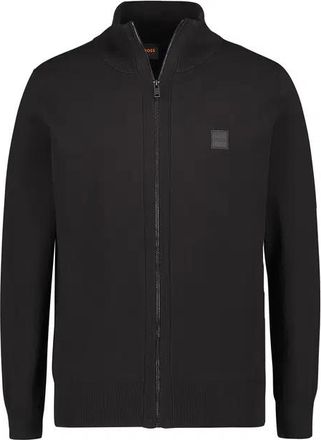 Boss Orange by Hugo Boss BOSS Orange Herren Pullover schwarz unifarben