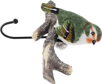 OSALADI Wandhaken Vogel aus Kunstharz Einzelner Garderobenhaken Bruch und Verformungsbest&auml;ndig f&uuml;r Innen und Au&szlig;en Dekorativer Wandaufh&auml;nger Zuf&auml;llige Farbe Z