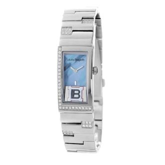 Laura Biagiotti Femme, Accessoires, Gris, Taille: ONE Size Montre Femme Acier Inoxydable Quartz