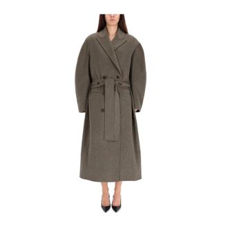 Jacquemus G&uuml;rtelmantel - - Coats - Damen - Grau - S