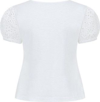 N&uuml;bler Trachtenshirt Trachtenbluse Balle in Schneewei&szlig; von N&uuml;bler