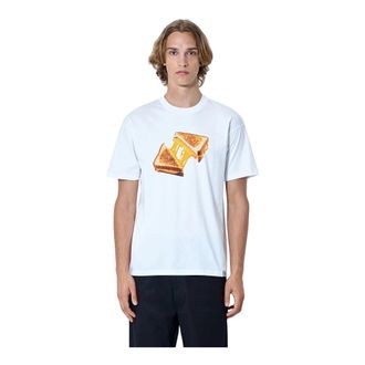 Carhartt Work in Progress S/S Cheese Toast T-Shirt - - Tops - Herren - Wei&szlig; - S