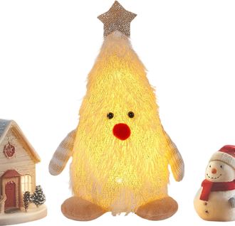 Generic Beleuchtetes Weihnachts-Spielzeug, Dekoration, B&uuml;ro, f&uuml;r Partys, beleuchtete Figuren, Party, Zimmer, Klasse, Mitteltisch, Tisch, Dekoration f&uuml;r Kamin