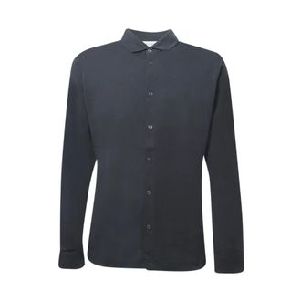 Balmain Homme, Chemises, Bleu, Taille: M Chemise Coton Manches Longues
