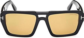 Tom Ford Homme, Accessoires, Jaune, Taille: 56 MM Lunettes de soleil RED Ford
