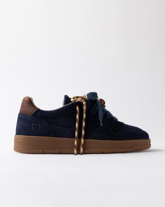 D.A.T.E. court 2.0 suede blue