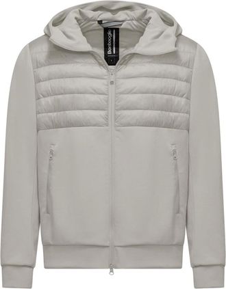 Bomboogie Homme, Vestes, Gris, Taille: 2XL Veste Bi-mati&egrave;re en Nylon et Maille