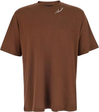 Amiri Homme, Tops, Brun, Taille: L Core Logo T-Shirt