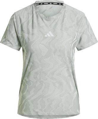 adidas Damen Ultimate Engineered Tee Laufbekleidung Laufshirt Silgrn - Salbei S