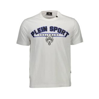 Plein Sport Homme, Tops, Blanc, Taille: 2XL Short Sleeve T-Shirt