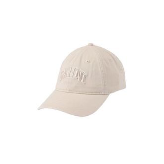 Ganni Casquette broderie marque en coton