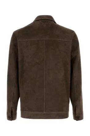 Santoro London Suede Jacket - Brown