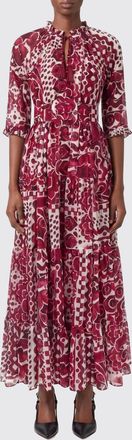 Samantha Sung Robe Femme couleur Fuchsia