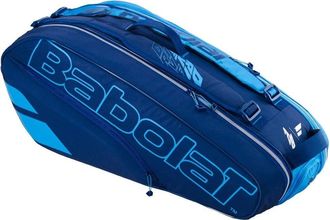 Babolat RHx6 Pure Drive Tennistasche für 6 Schläger, Blau (Modell 2021-2024)