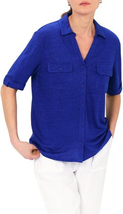 Caroll Damen Tk064-estela Bluse, blau, XS