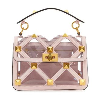 Valentino Garavani Femme, Sacs, Rose, Taille: ONE Size Medium Roman Stud Handbag