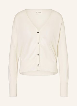 Closed Closed Strickjacke Mit Seide weiss