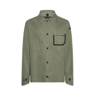 Roberto Ricci Design Rrd, Homme, Vestes, Vert, Taille: XL Chemise en Lin Terzicino