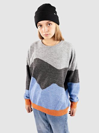 Passenger Scenic Light Knitted Jumper Pull bleu
