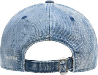 Zadig&Voltaire Womens Owht01159-409 Cotton Denim Baseball Cap Blue