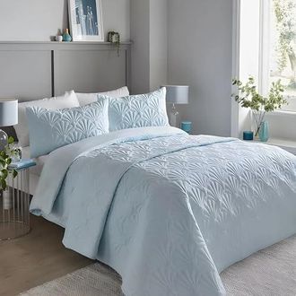 Serene laqula CVADE51PPO Serene Cavali Pinsonic Bettbezug-Set f&uuml;r Super Kingsize Bett, Enteneiblau