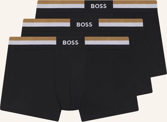 HUGO BOSS 3er-Pack Boxershorts Trunk 3p Motion schwarz