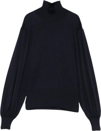 Liviana Conti Rollkragenpullover - - Knitwear - Damen - Blau - S