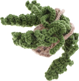 Amosfun Rückspiegelanhänger Häkel Hängepflanze Auto Dekoration Innenraum Zubehör Ornament Anhänger Für Spiegel Für Auto